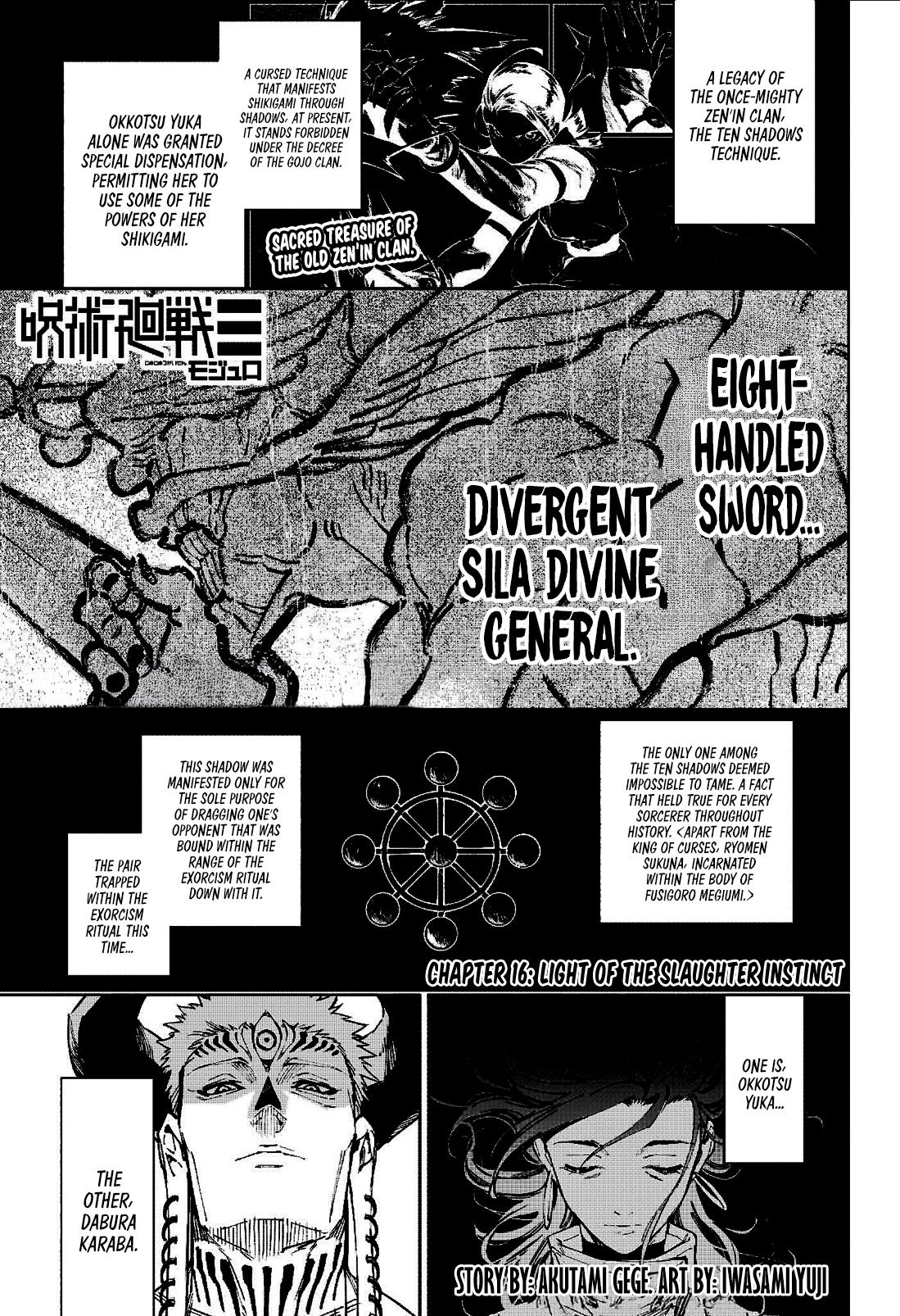 Jujutsu Kaisen Modulo manga Chapter 16